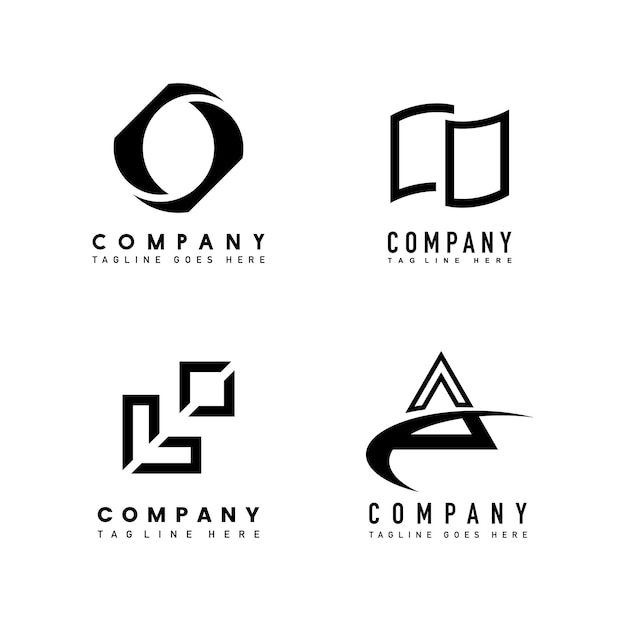 Minimalist Geometric Logos for Modern Companies | Jiffy Designs