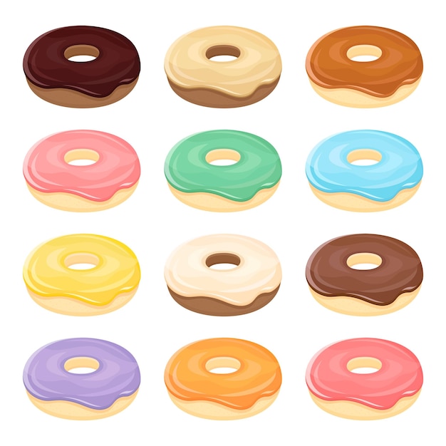 Vibrant Assortment of Delightful Doughnuts in Diverse Flavors | Jiffy ...