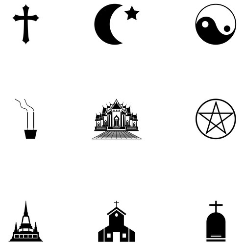 Religions Icon Set | Jiffy Designs