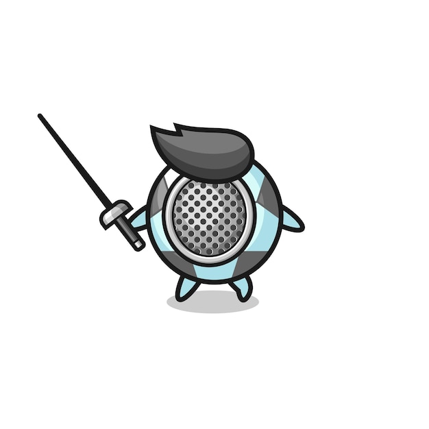 Adorable Grater Warrior Wielding Culinary Sword | Jiffy Designs