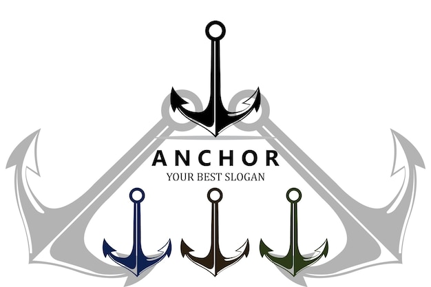 Striking Anchor Emblem with Customizable Slogan | Jiffy Designs