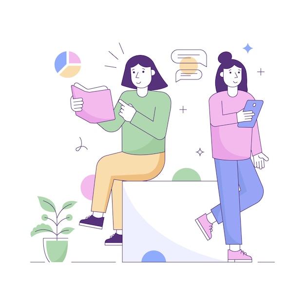 Vibrant Women Collaborating with Data and Analytics | Jiffy Designs