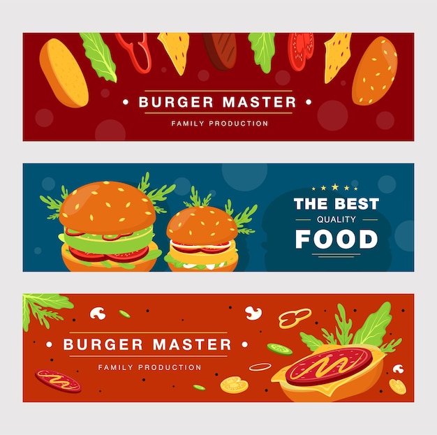 Vibrant Collection of Iconic Burger Master Visuals | Jiffy Designs