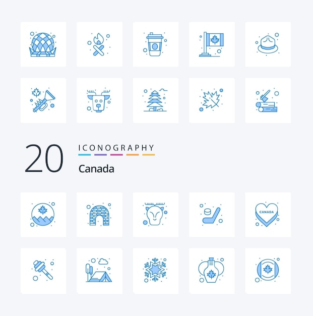 Comprehensive Collection of Vibrant Canadian Iconography | Jiffy Designs