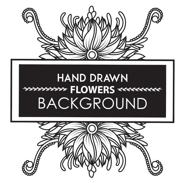 Intricate Hand-Drawn Floral Design with Text Overlay | Jiffy Designs