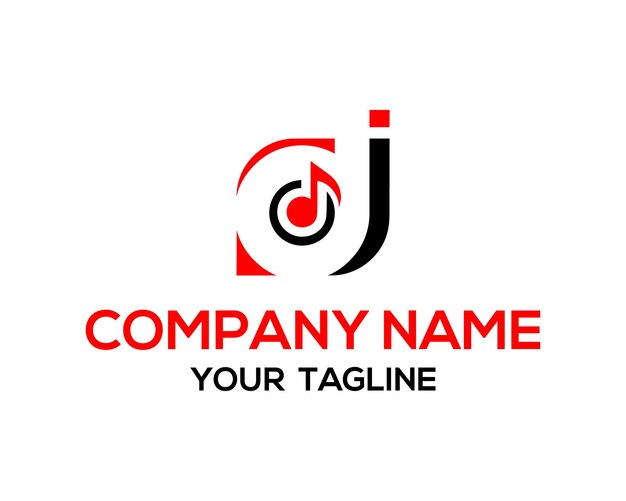 Dynamic Red and Black Letter J Logo for Modern Business | Jiffy Designs