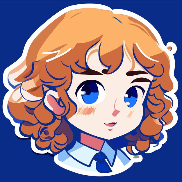 Charming Anime-Inspired Character Portrait | Jiffy Designs