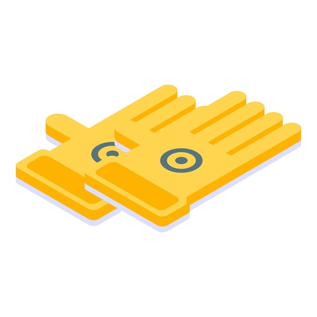 Vibrant Yellow Cartoon Hand Graphic for Versatile Design | Jiffy Designs