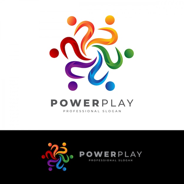 Vibrant Interconnected Shapes Forming a Powerful Logo | Jiffy Designs