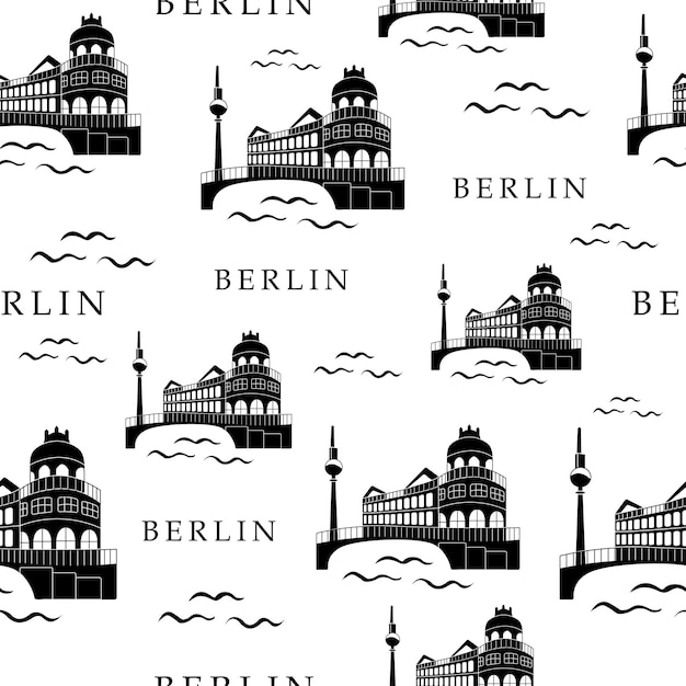 Iconic Skyline of Berlin's Architectural Landmarks and Landmarks ...