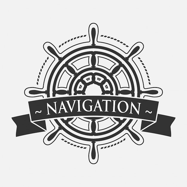 Nautical Navigation Wheel with Ribbon Banner | Jiffy Designs