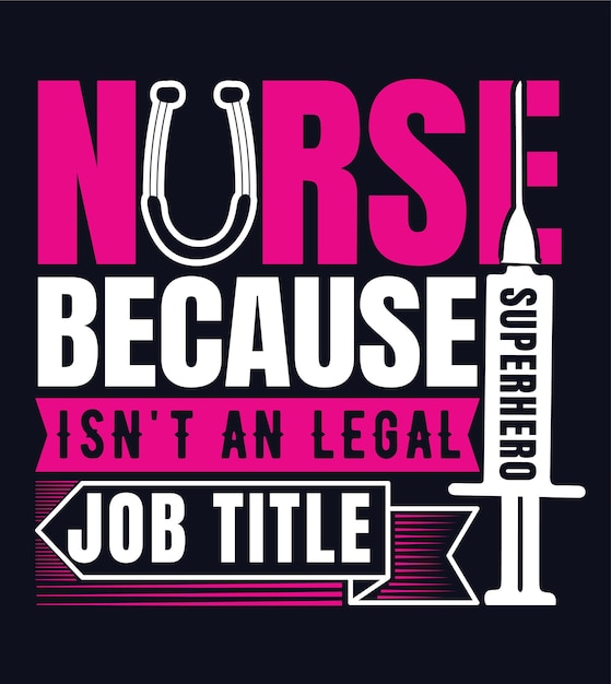 Vibrant Nurse Slogan with Playful Typography and Graphic Design | Jiffy ...