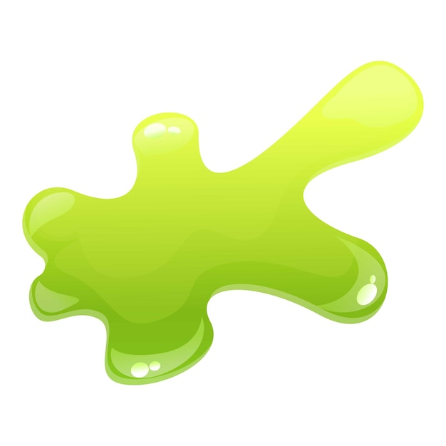 Vibrant Neon Green Blob with Organic Shapes | Jiffy Designs