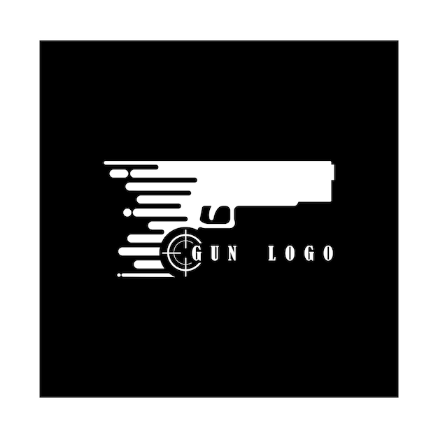 Sleek and Powerful Gun Logo Design | Jiffy Designs