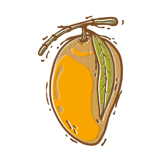Vibrant and Juicy Mango Illustration | Jiffy Designs