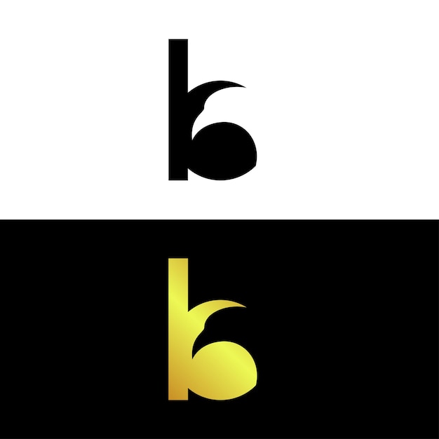 Minimalist Black and Yellow Letter B Design | Jiffy Designs