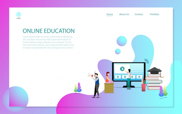 Vibrant Illustration of Online Education and Learning | Jiffy Designs