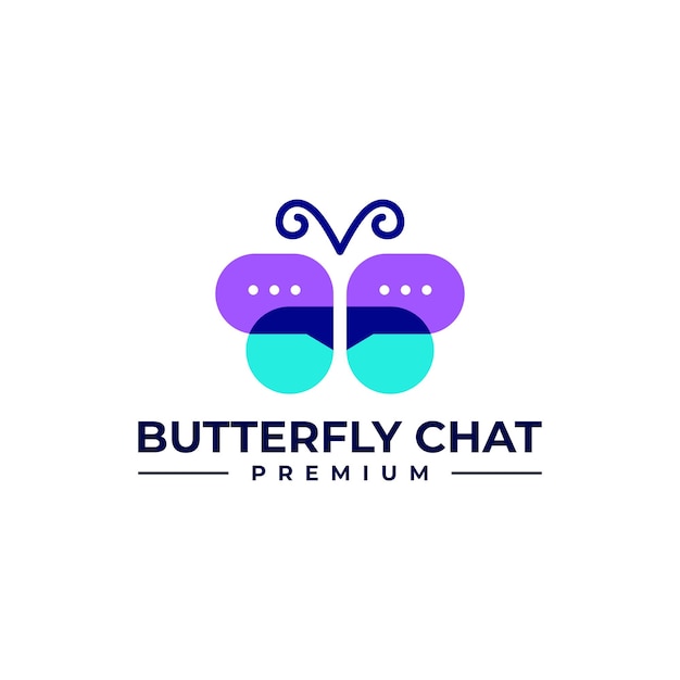 Whimsical Butterfly Conversation: Premium Chat Platform | Jiffy Designs