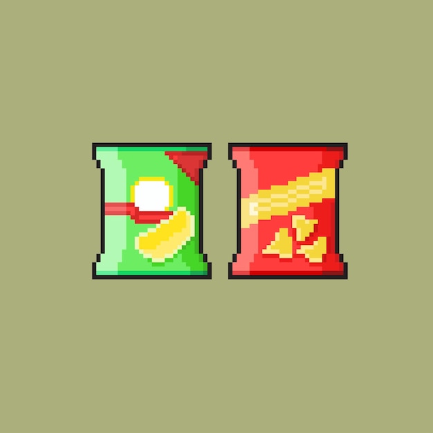 Vibrant Pixel Art Snack Cans with Playful Designs | Jiffy Designs