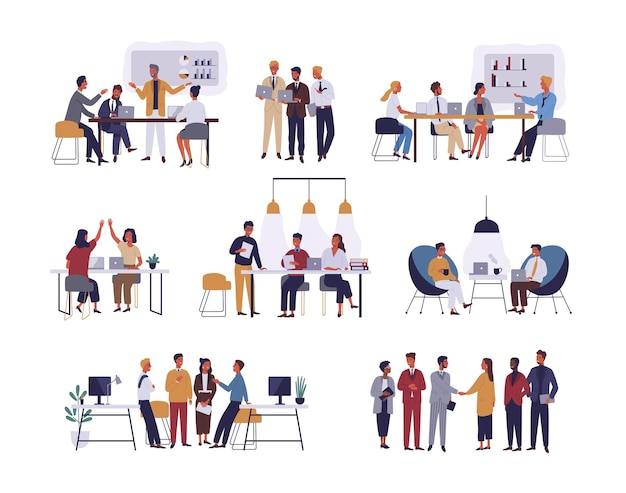 Diverse Workplace Scenes: Collaboration, Meetings, and Teamwork | Jiffy ...