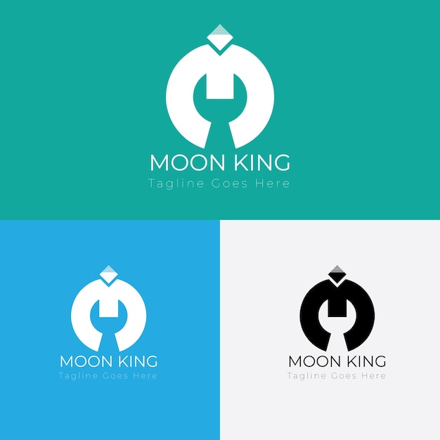 Elegant Crescent Moon Emblem with Minimalist Text Branding | Jiffy Designs