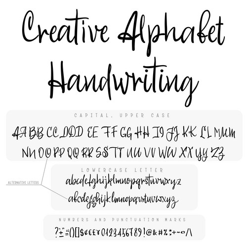 Calligraphic Vintage Handwritten Vector Font For Lettering.Trendy Retro ...