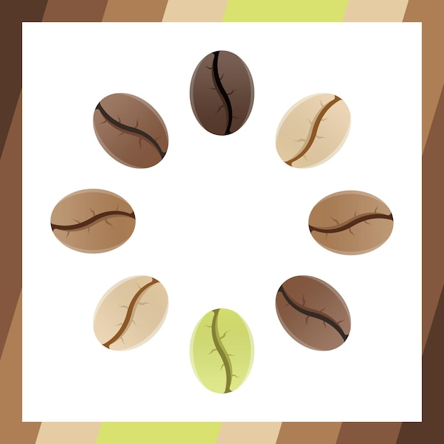 Vibrant Coffee Bean Mosaic: A Captivating Visual Feast | Jiffy Designs