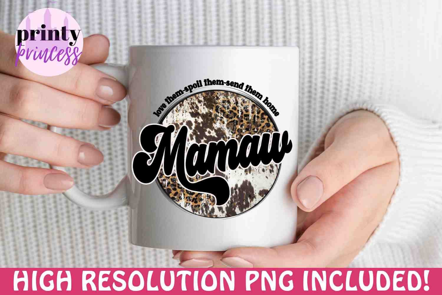 Funny Mamaw PNG, Leopard Mama Png, Groovy Boho Sublimation, png, mom ...