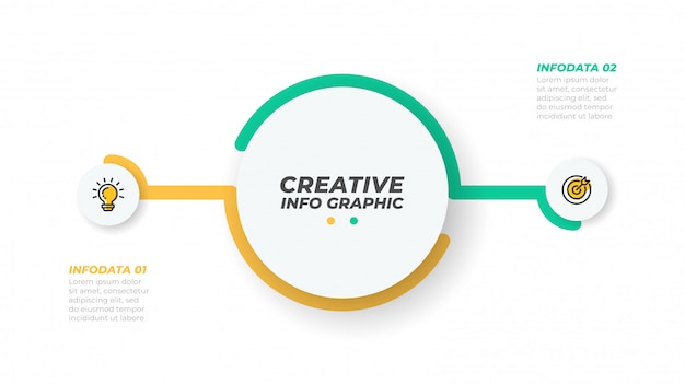 Vibrant Circular Graphic Design with Minimalist Icons | Jiffy Designs