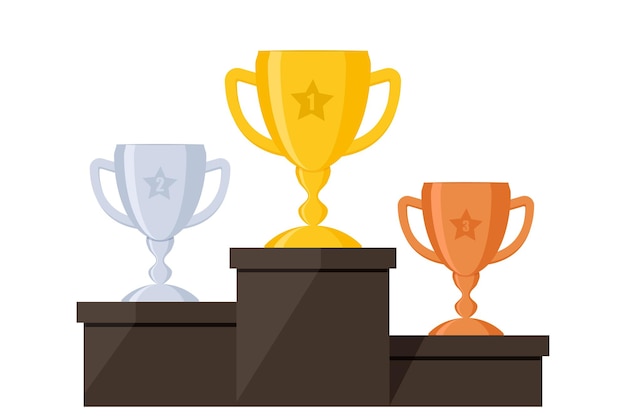 Gleaming Trophies Symbolizing Triumph and Success | Jiffy Designs