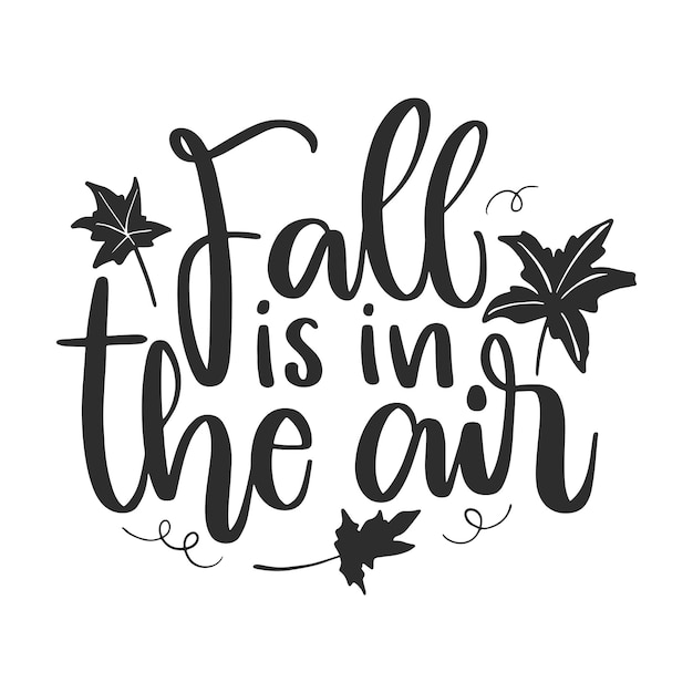 Elegant Autumn Lettering with Falling Leaves | Jiffy Designs
