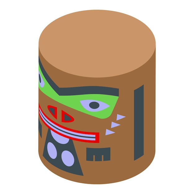 Vibrant Geometric Totem Sculpture | Jiffy Designs