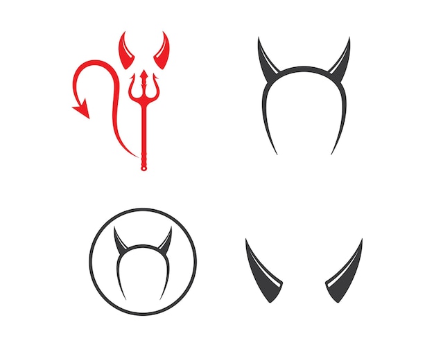 Devilish Horns and Demonic Accessories: A Sinister Silhouette ...