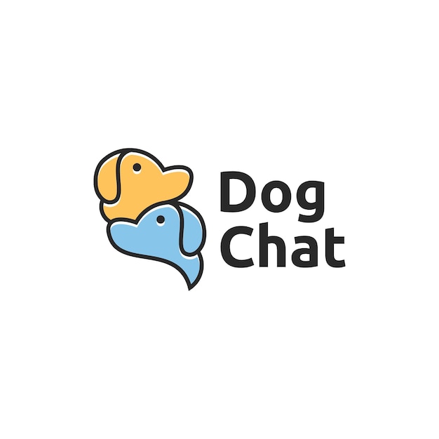 Playful Canine Conversation: Cartoon Dogs Chatting Cheerfully | Jiffy ...