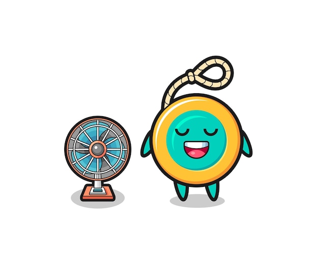 Cheerful Cartoon Character Enjoying Spinning Wheel | Jiffy Designs