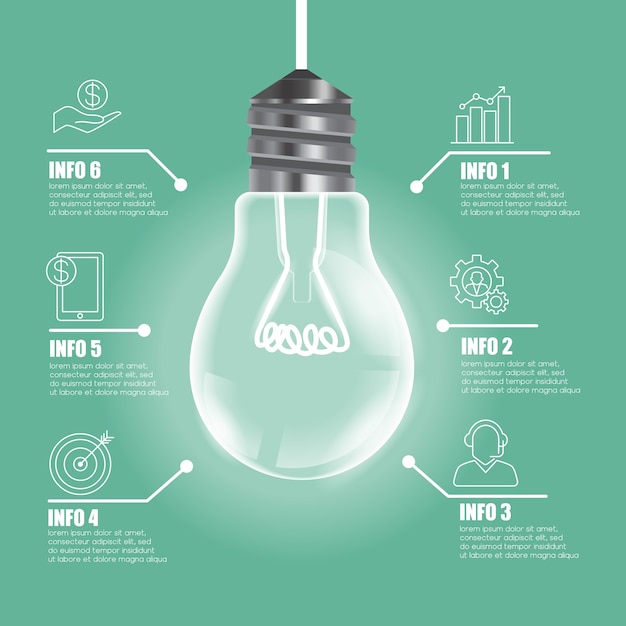 Illuminating Ideas: A Bright Infographic on Business Insights | Jiffy ...