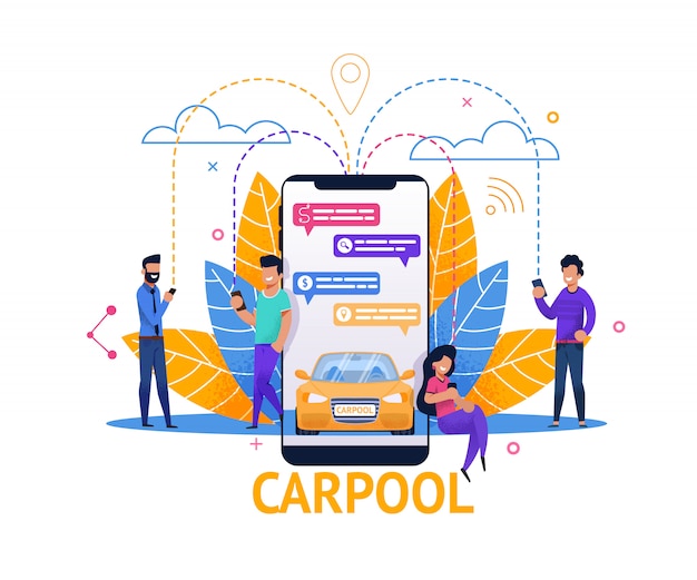 Vibrant Carpool Community: Connecting Commuters with Ease | Jiffy Designs