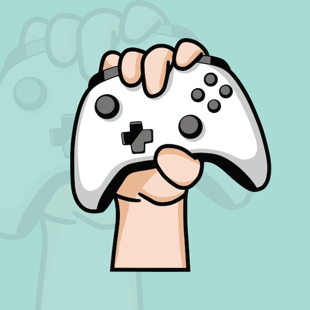 Vibrant Gamer's Delight: Iconic Video Game Controller | Jiffy Designs