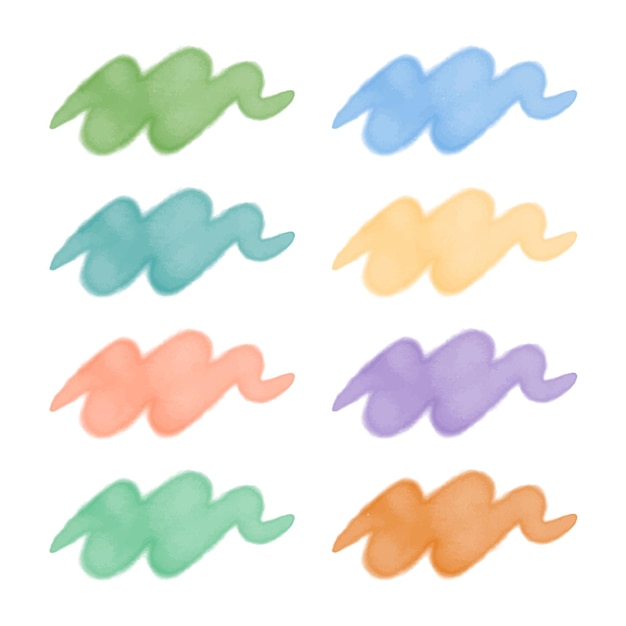 Vibrant Brushstroke Patterns in Pastel Hues | Jiffy Designs