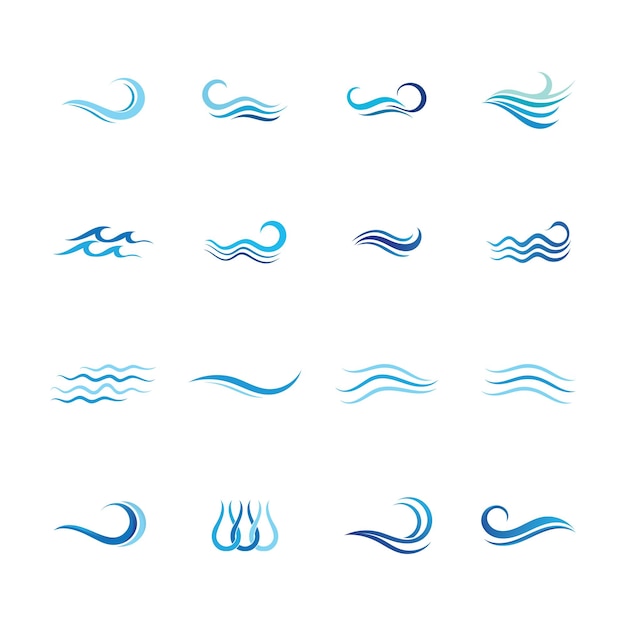 Versatile Collection of Dynamic Water Wave Symbols | Jiffy Designs