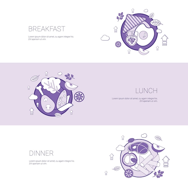 Delightful Breakfast, Lunch, and Dinner Illustrations for Mealtime ...