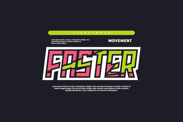 Vibrant Graffiti-Inspired Movement Typography Design | Jiffy Designs