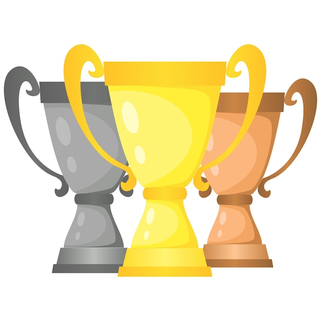 Vibrant Trophy Cups Representing Achievements and Accolades | Jiffy Designs