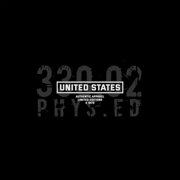 Striking United States Graphic in Distressed Monochrome Style | Jiffy ...