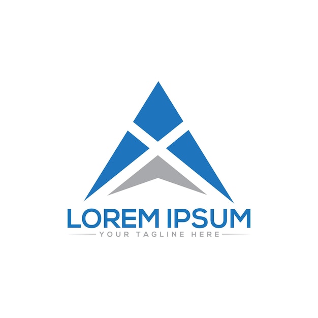 Sleek and Modern Geometric Triangle Logo Design | Jiffy Designs