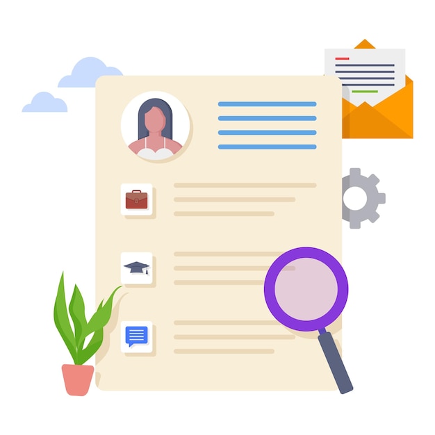 Vibrant Resume with Professional Icons and Symbols | Jiffy Designs