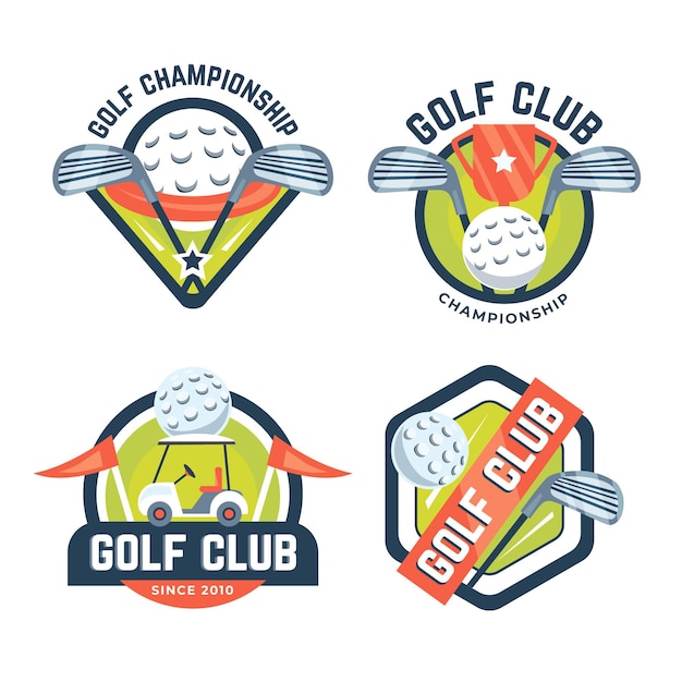 Vibrant Collection of Golf Club Emblems and Badges | Jiffy Designs