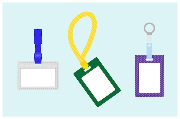 Colorful Identification Badge Holders with Lanyards | Jiffy Designs