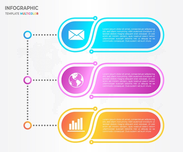 Vibrant Infographic with Colorful Icons and Text Boxes | Jiffy Designs