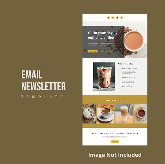 Elevate Your Coffee Experience with Our Enticing Email Newsletter ...